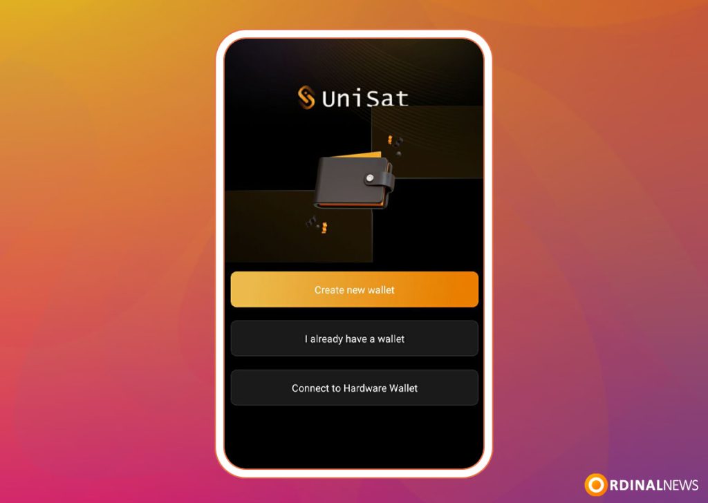 How To Set Up an UniSat Wallet - OrdinalNews.io