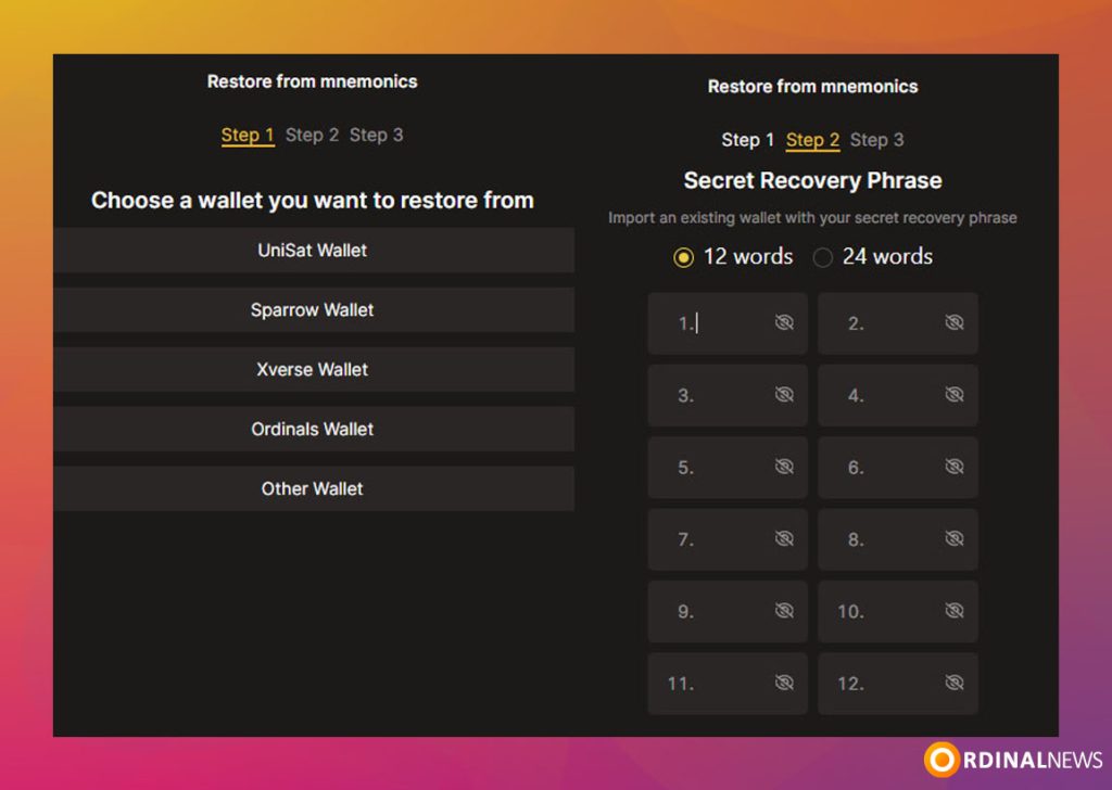 How To Set Up an UniSat Wallet - OrdinalNews.io