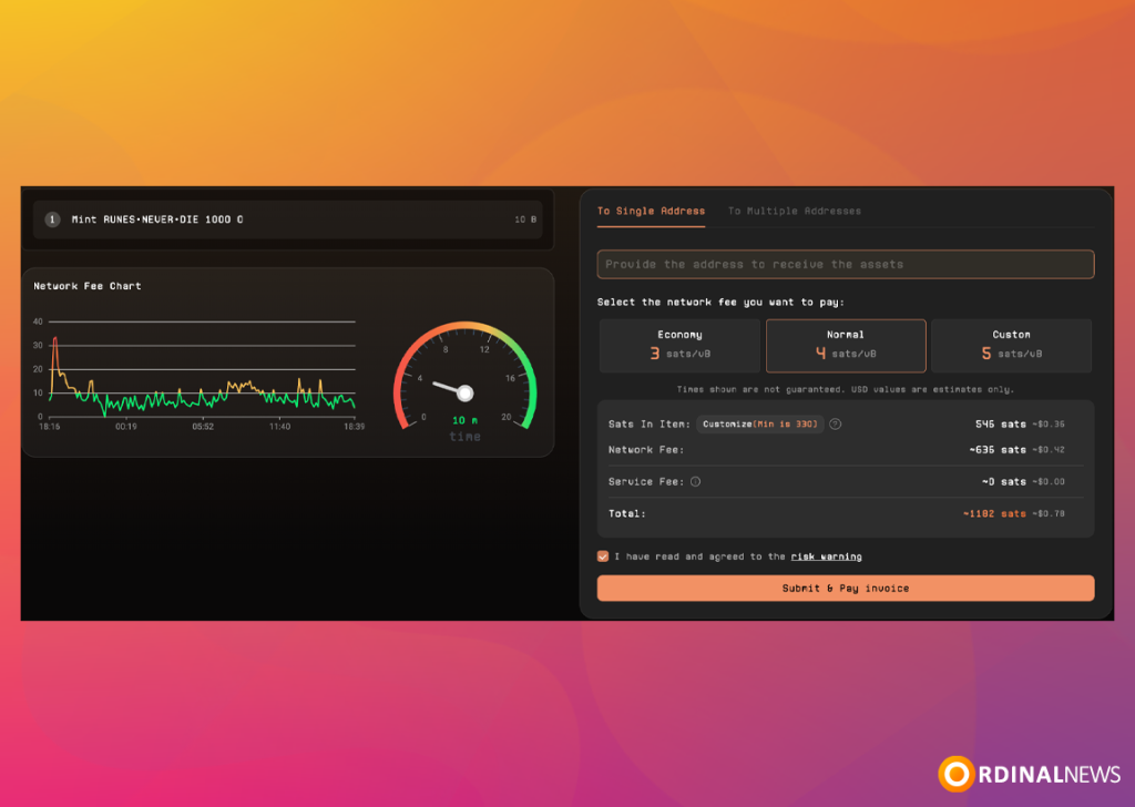 How to Mint Runes on UniSat - OrdinalNews.io